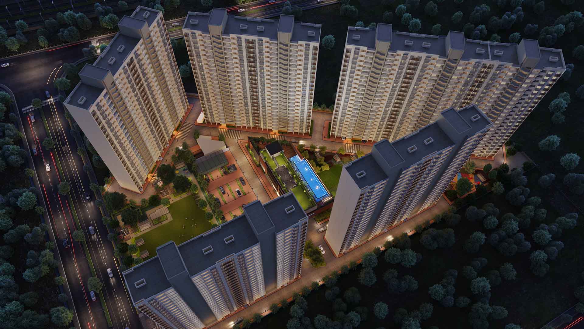 Elysium Novus by Adani Realty – 2 & 3 Apartments at Shantigram, Ahmedabad